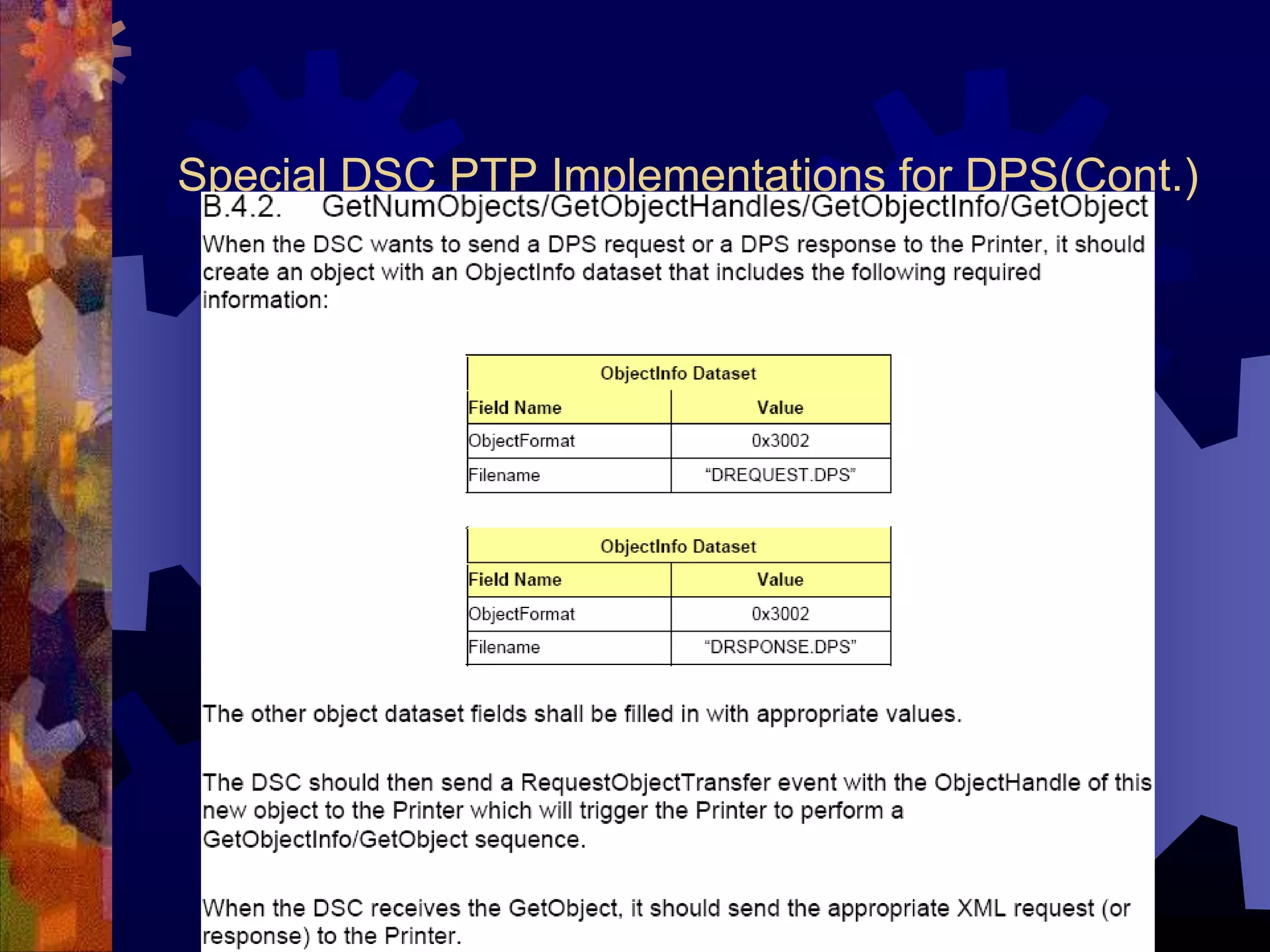 PictBridge 03 - DPS usage of USB and PTP | PPT