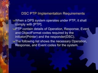 PictBridge 03 - DPS usage of USB and PTP | PPT