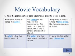 Pictionary Words Movies