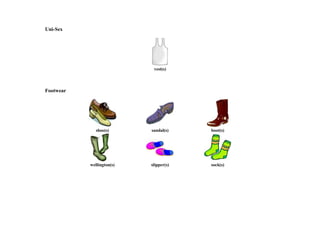 Pictionary Clothes and Accessories | PDF