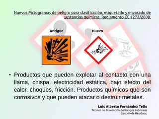 Nuevos pictogramas de peligro para la clasificación, etiquetado y ...
