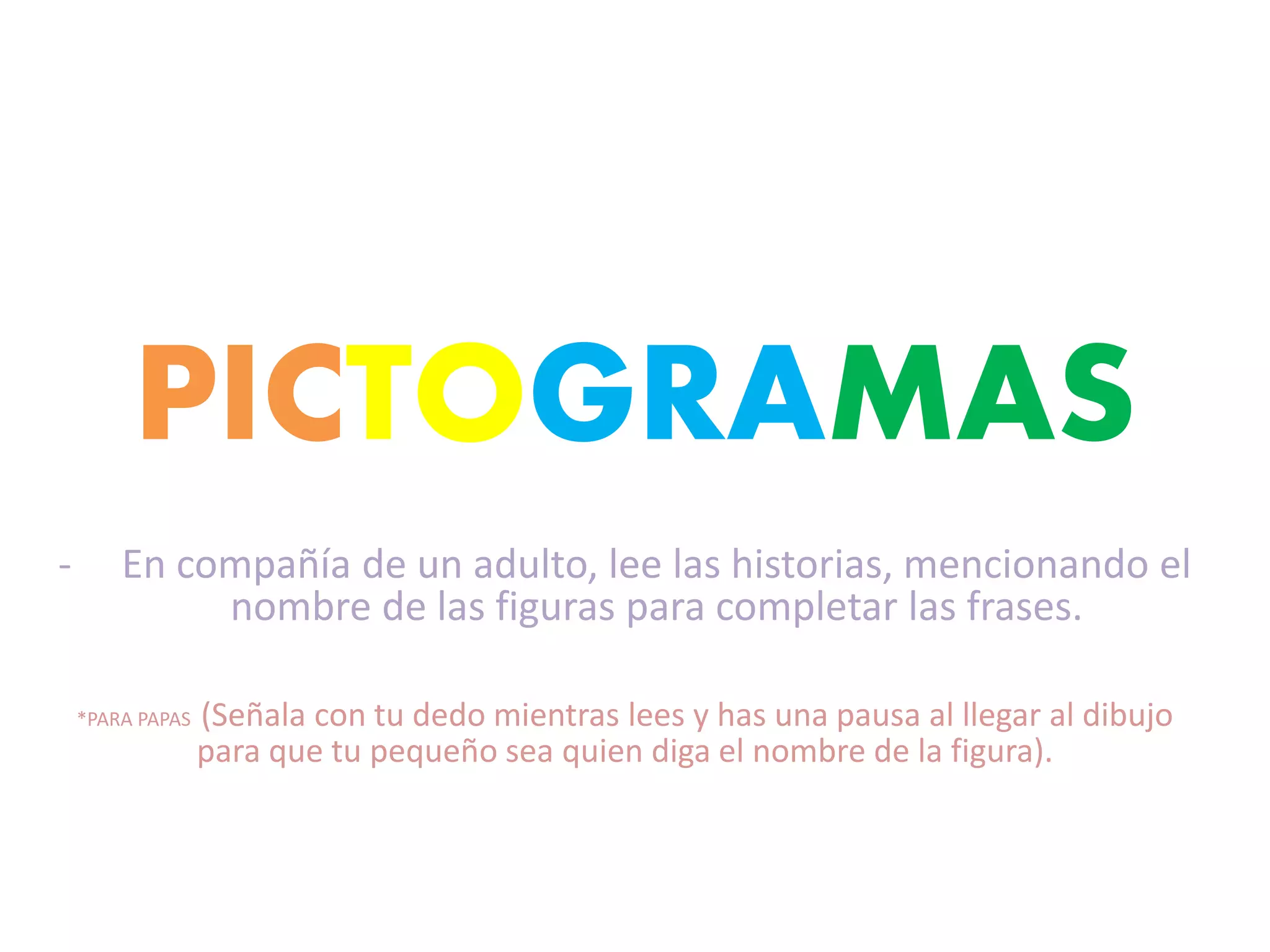 Pictogramas para niños | PPT