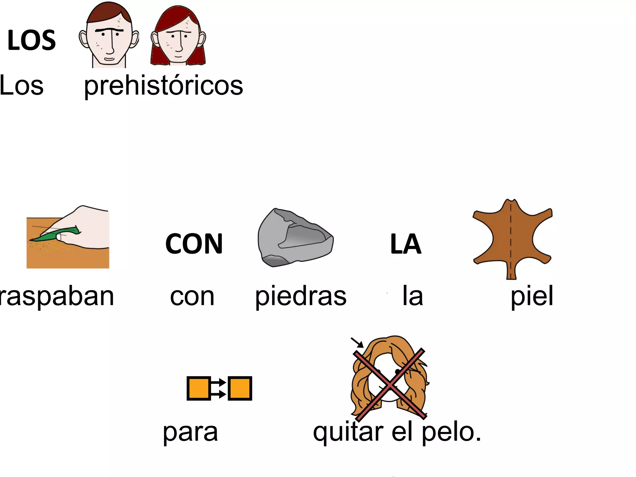 LECTURA CON PICTOGRAMAS DE LA PREHISTORIA | PPT