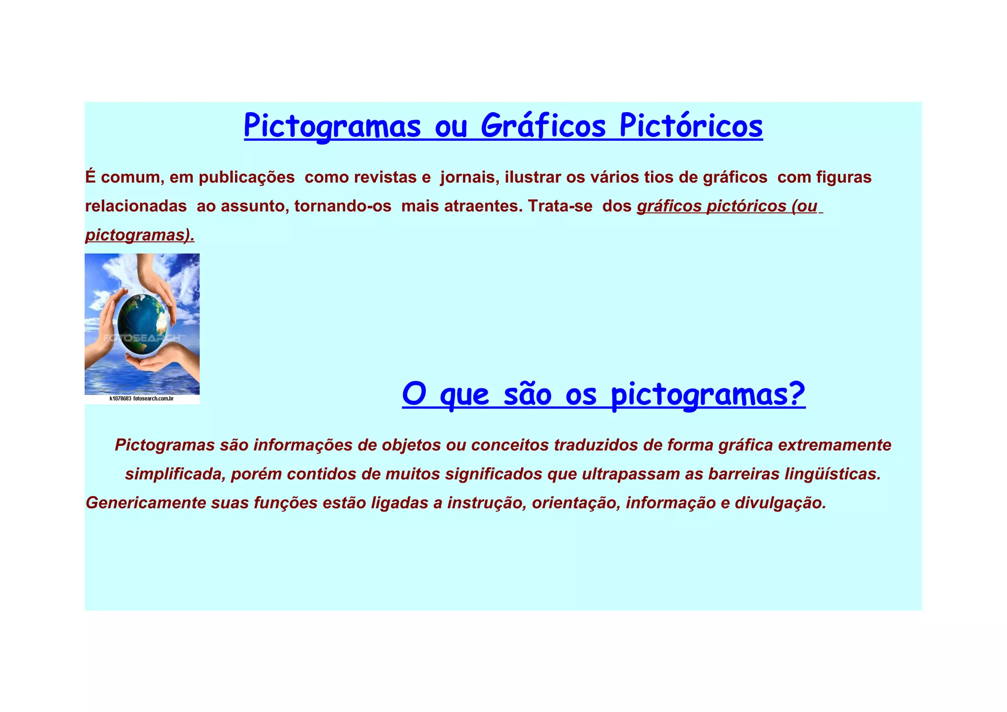 Pictogramas Ou GráFicos PictóRicos | DOC