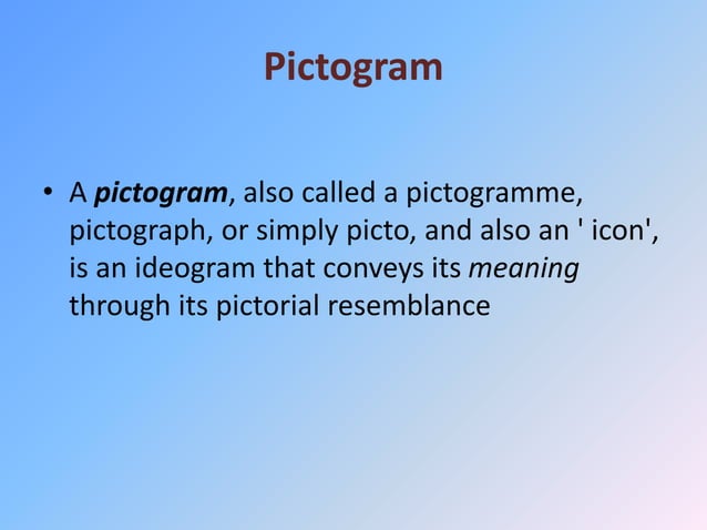 Pictograms & Cartograms | PPTX