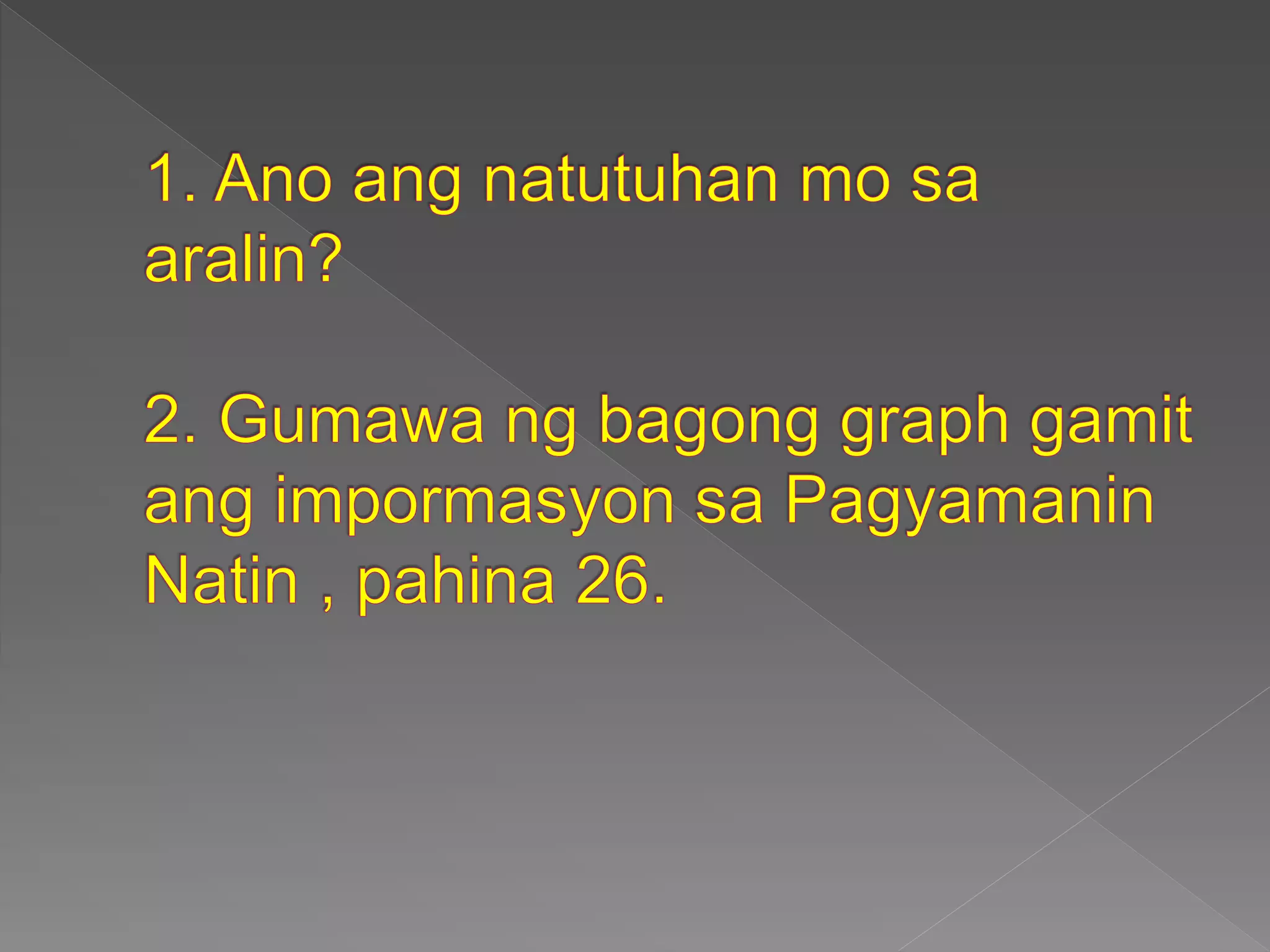Pictograph filipino grade 3 | PPTX