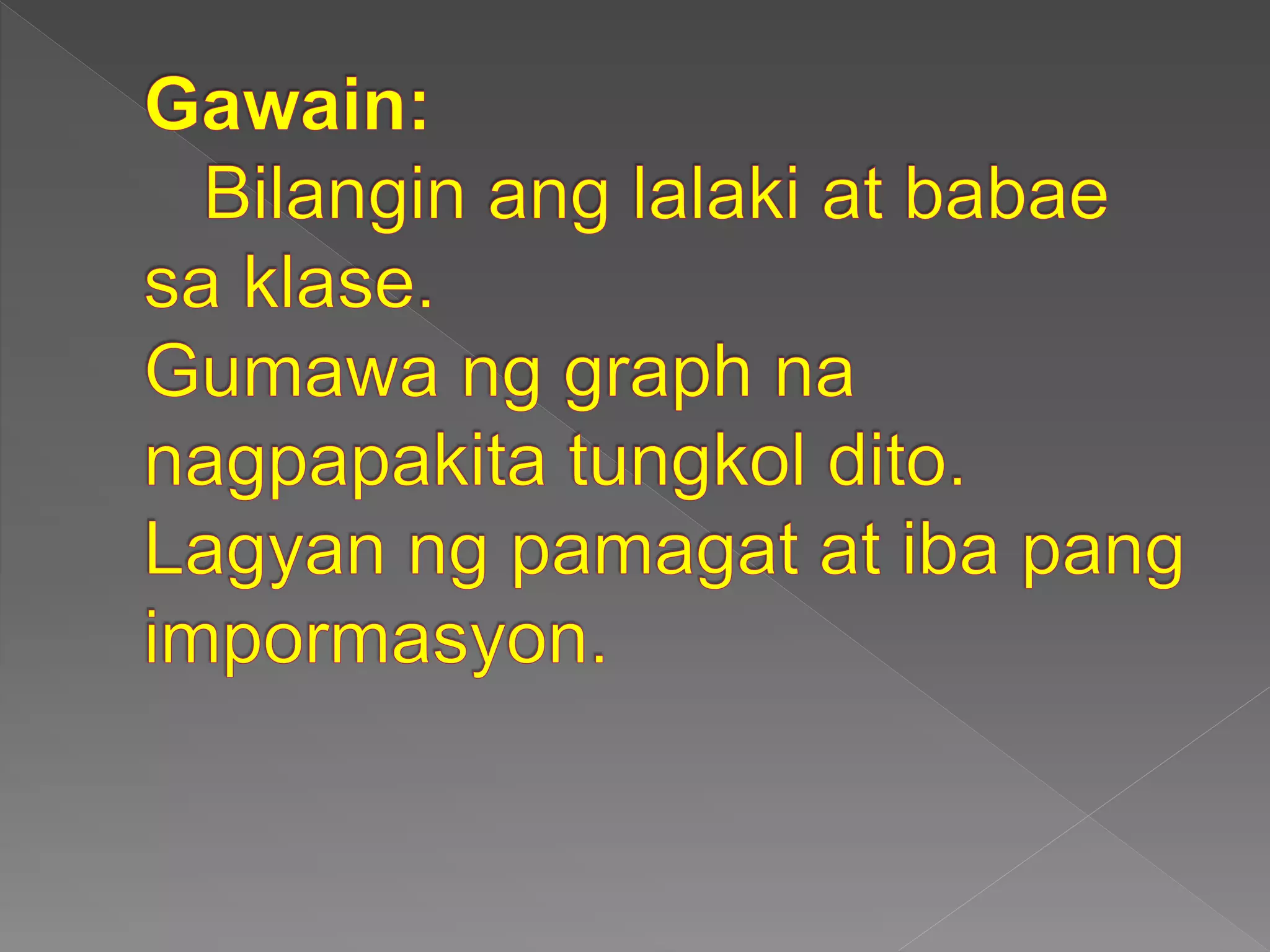 Pictograph filipino grade 3 | PPTX