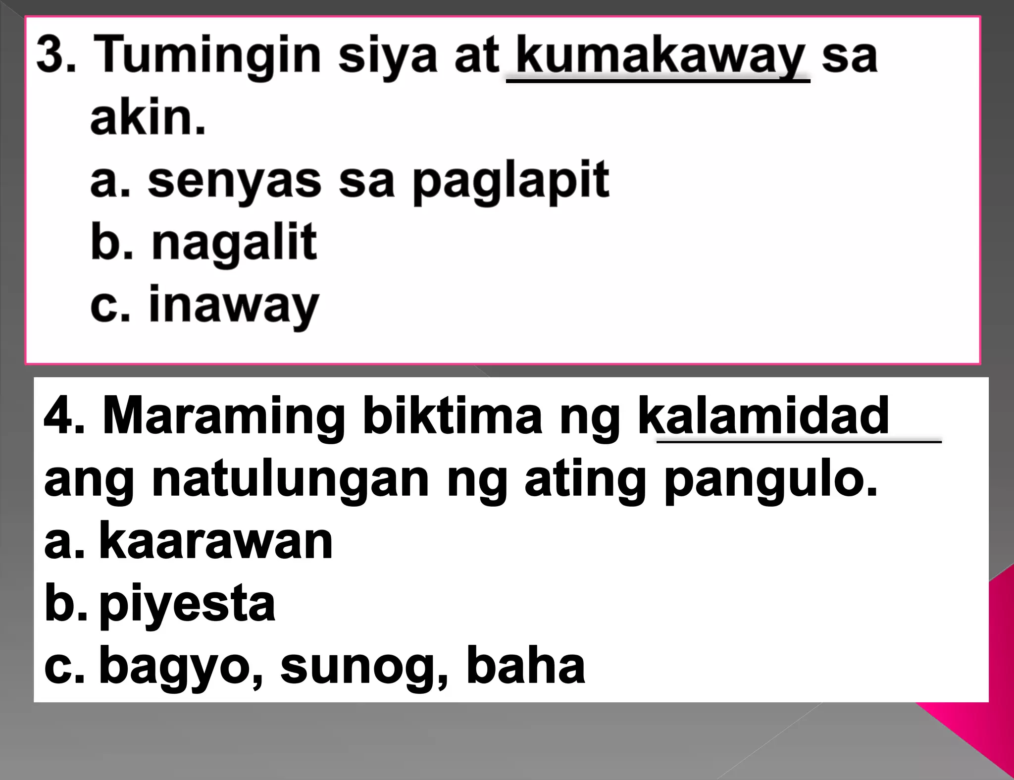 Pictograph Filipino 3 | PPTX