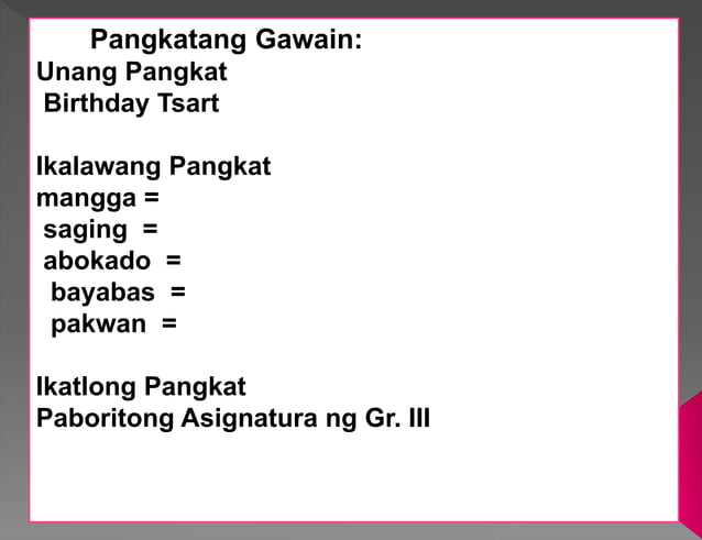 Pictograph Filipino 3 | PPTX