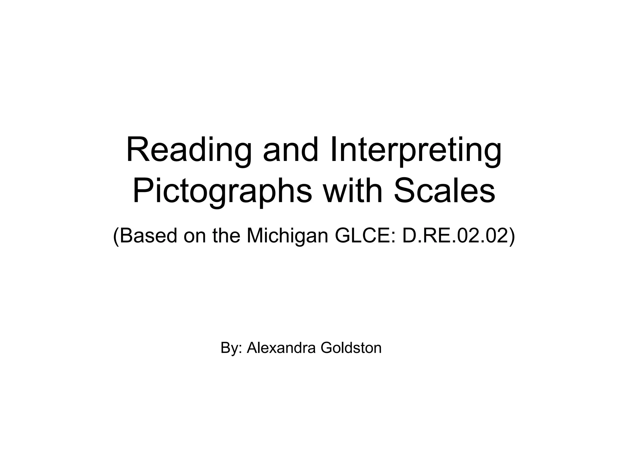 Pictograph presentation | PPT