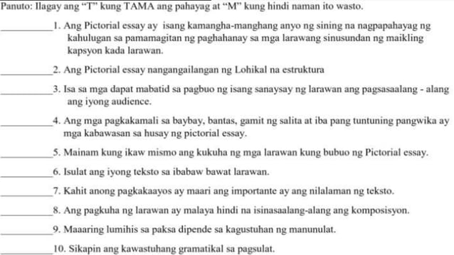 pictorial-essay.FILIPINO SA PILING LARANG | PPTX