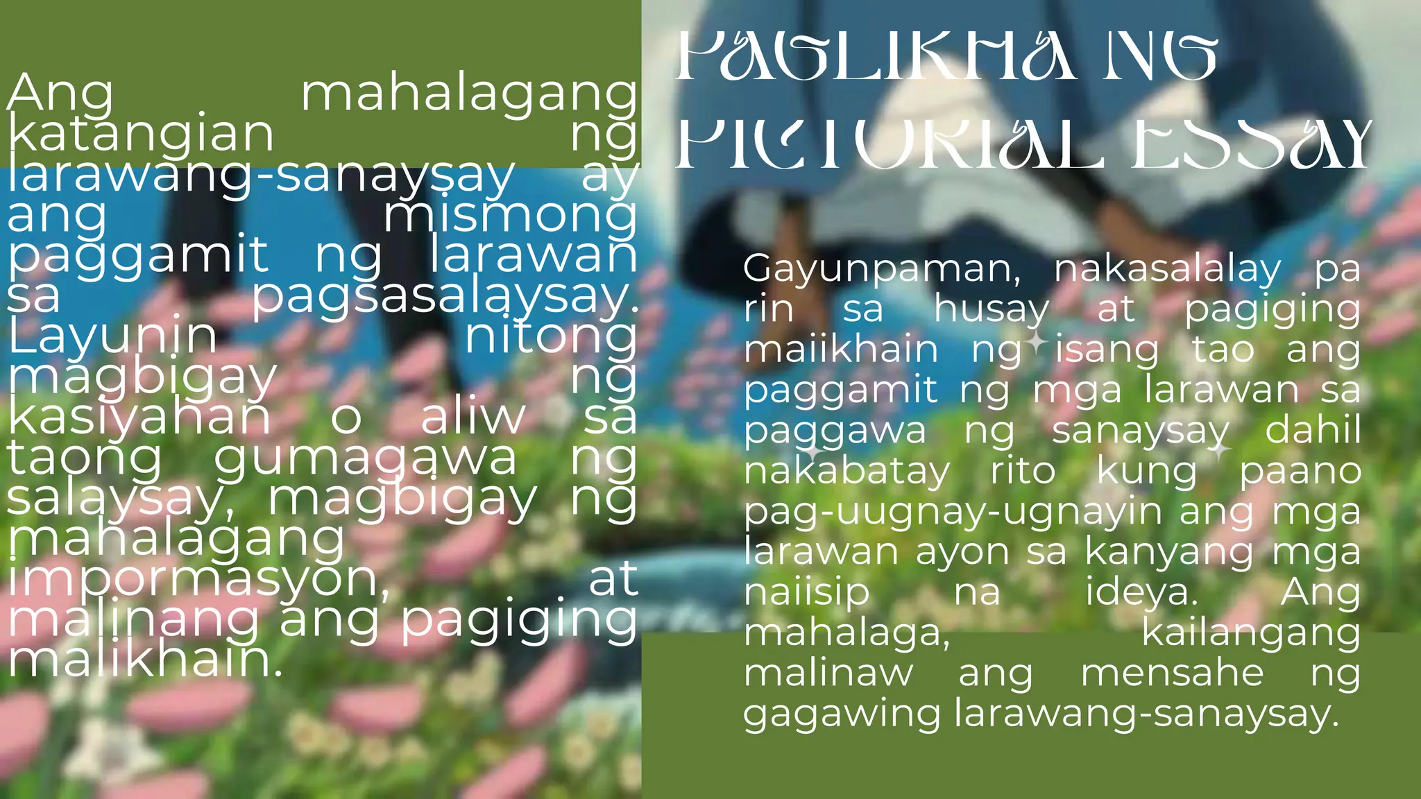 pictorial-essay - Filipino sa Piling Larang | PDF