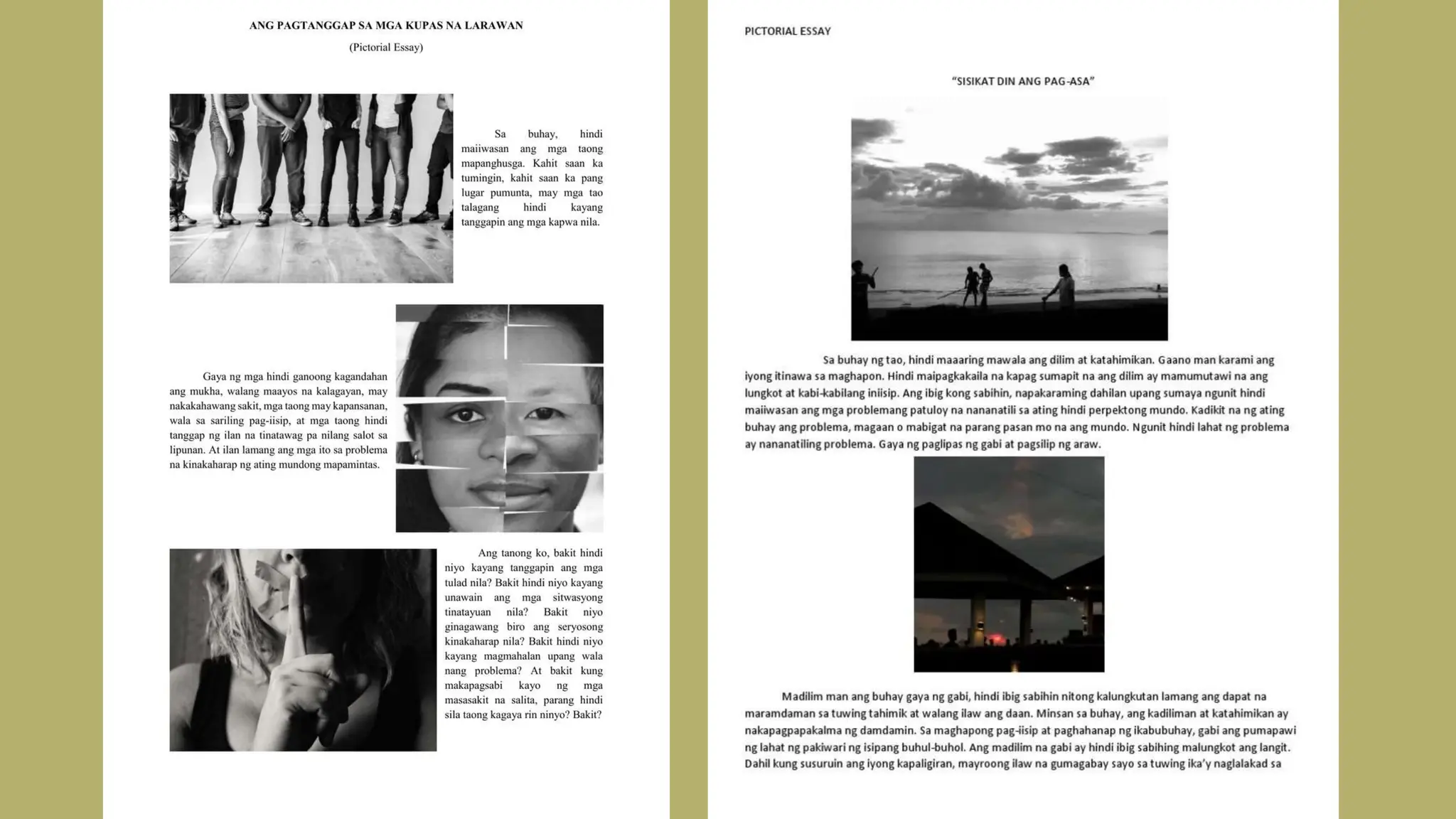 pictorial-essay - Filipino sa Piling Larang | PDF