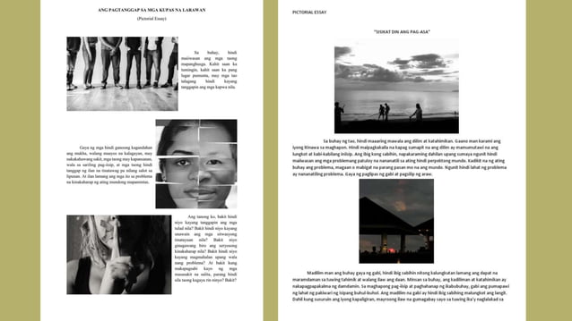 pictorial-essay - Filipino sa Piling Larang | PDF