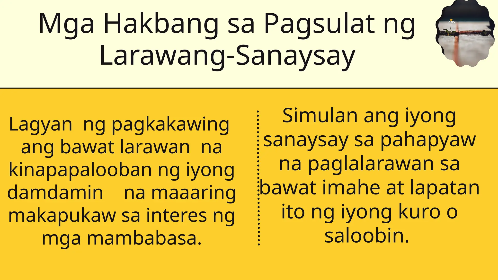 PICTORIAL-ESSAY-PPT.sENIOR HIGH PILING LARANGAN AT PAGSULAT | PPTX
