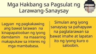 PICTORIAL-ESSAY-PPT.sENIOR HIGH PILING LARANGAN AT PAGSULAT | PPTX