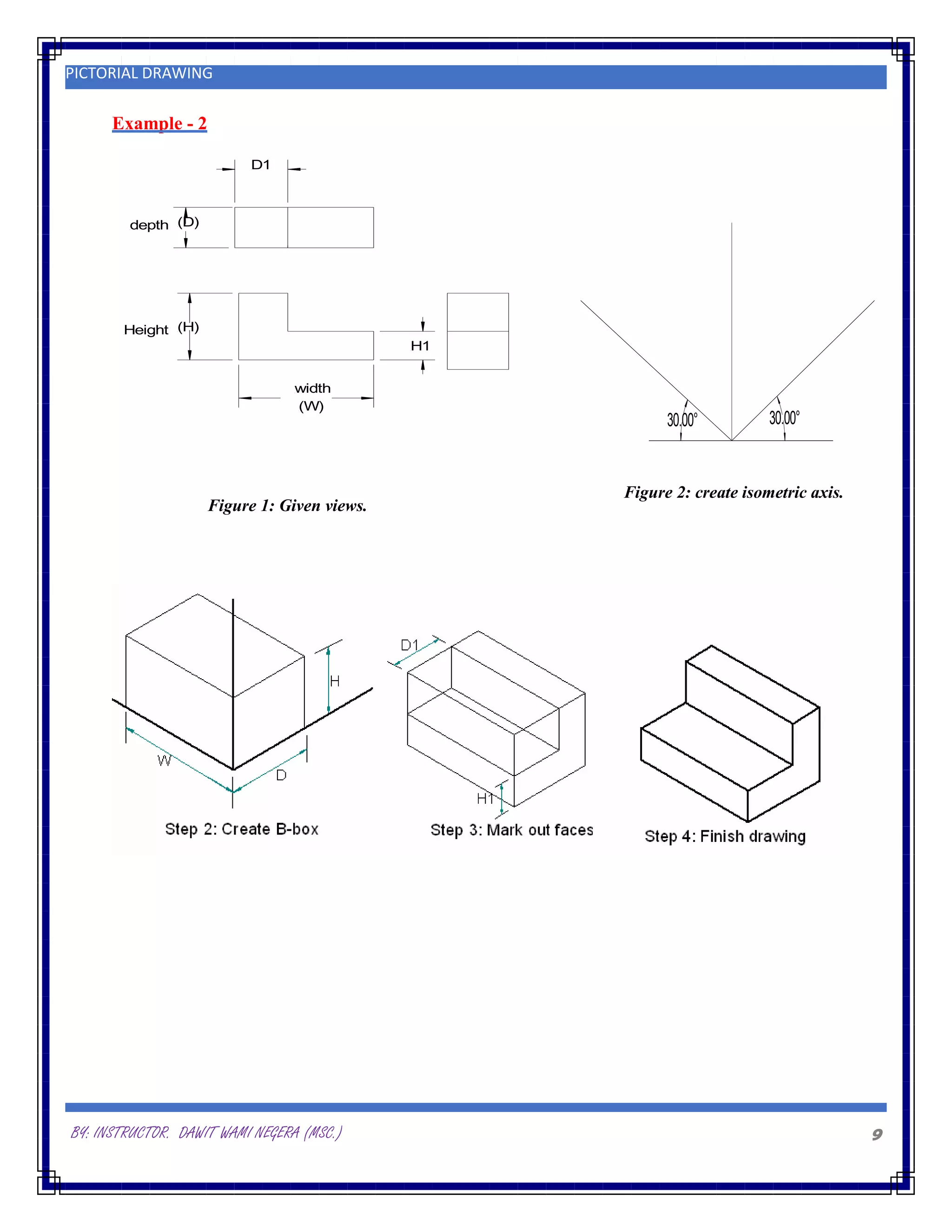 Pictorial Drawing | PDF | 3-D Graphics | Computer Software and Applications