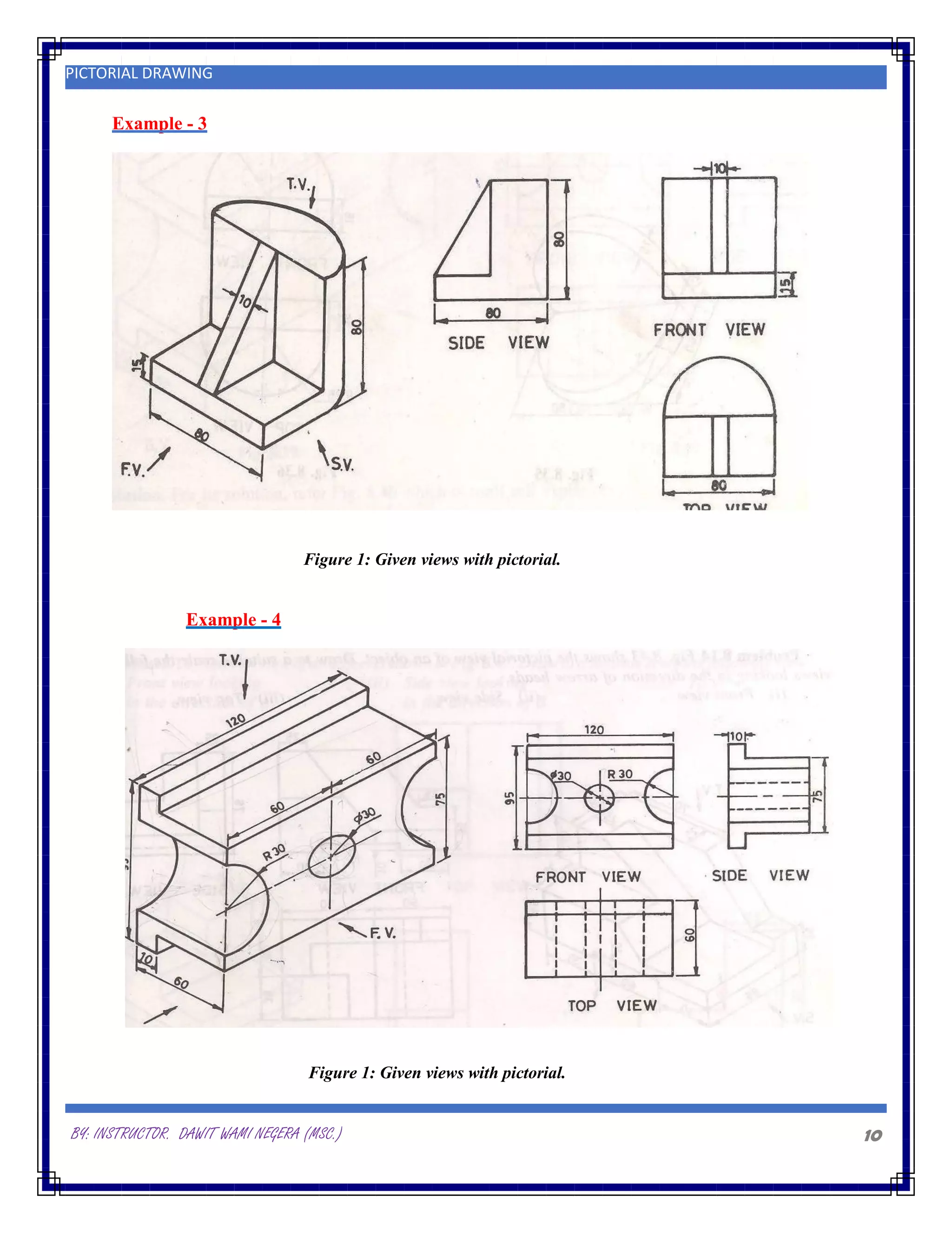 Pictorial Drawing | PDF