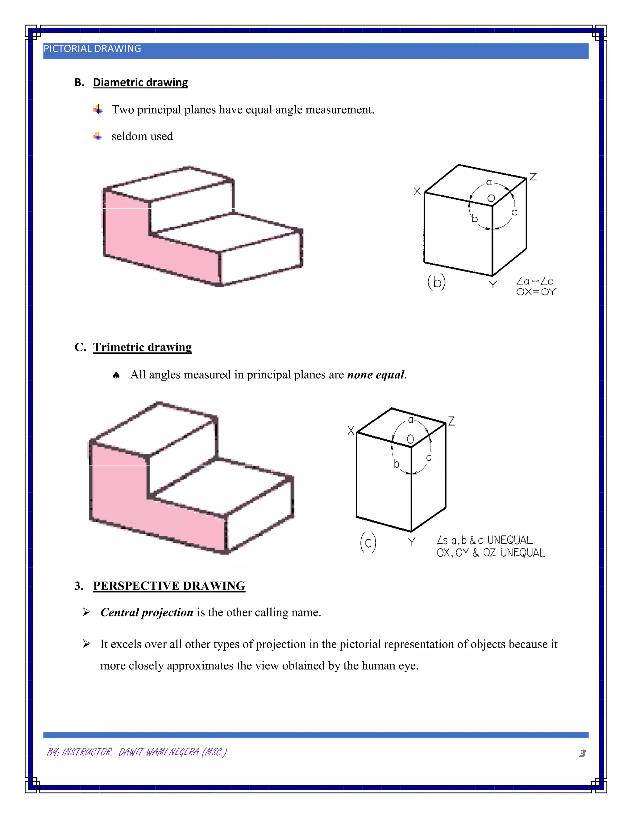 Pictorial Drawing | PDF