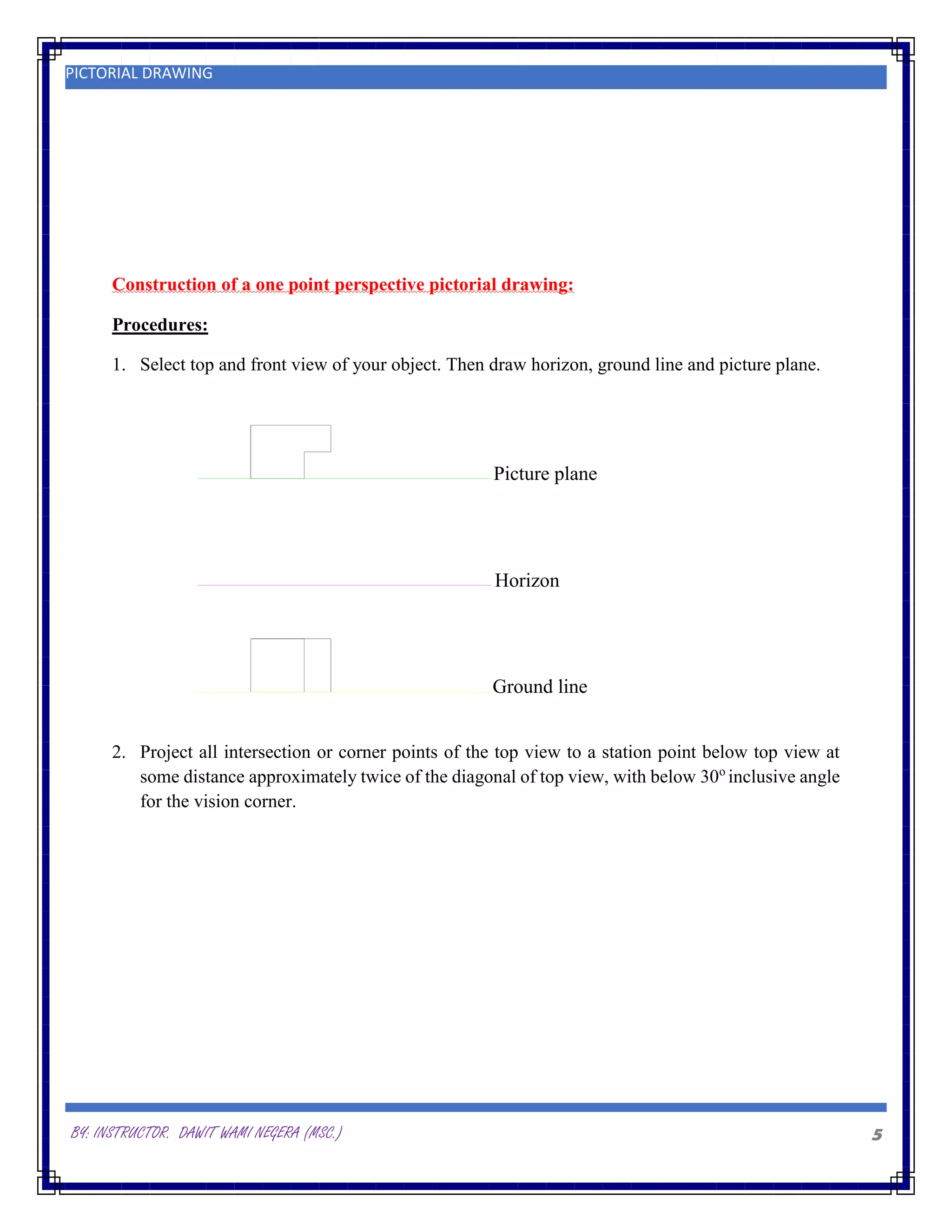 Pictorial Drawing | PDF | 3-D Graphics | Computer Software and Applications
