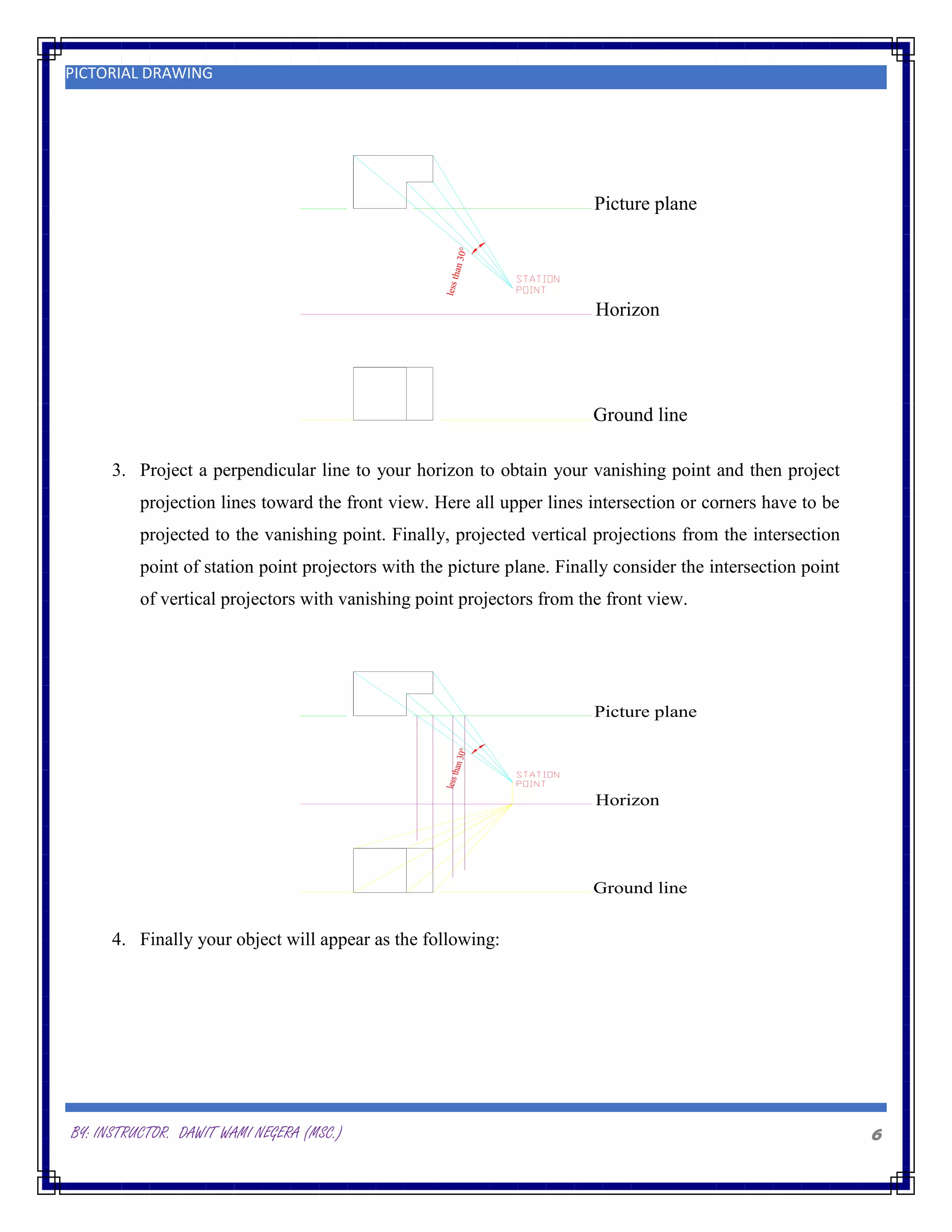 Pictorial Drawing | PDF | 3-D Graphics | Computer Software and Applications