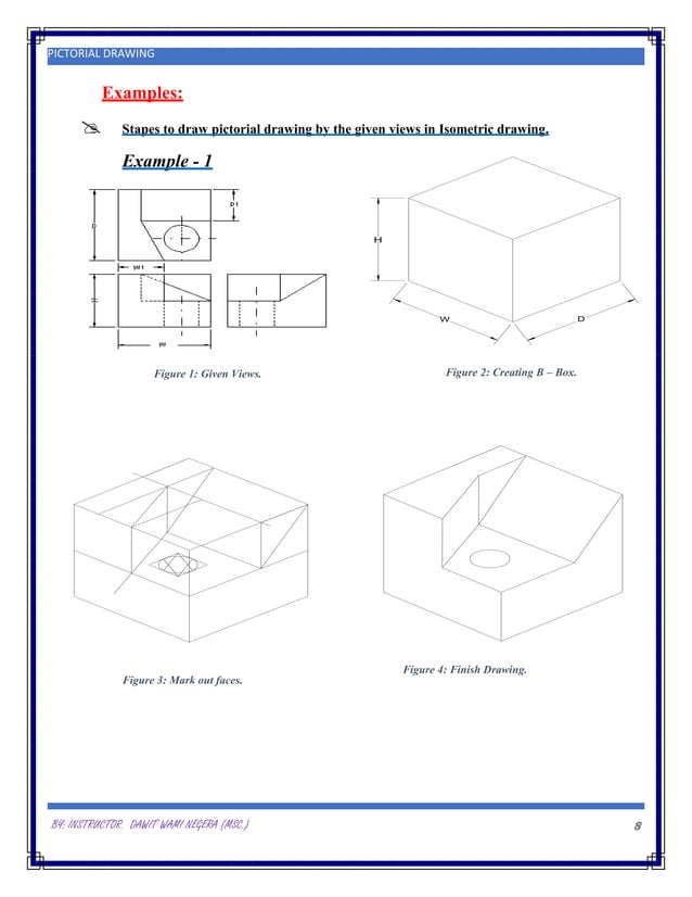 Pictorial Drawing | PDF | 3-D Graphics | Computer Software and Applications