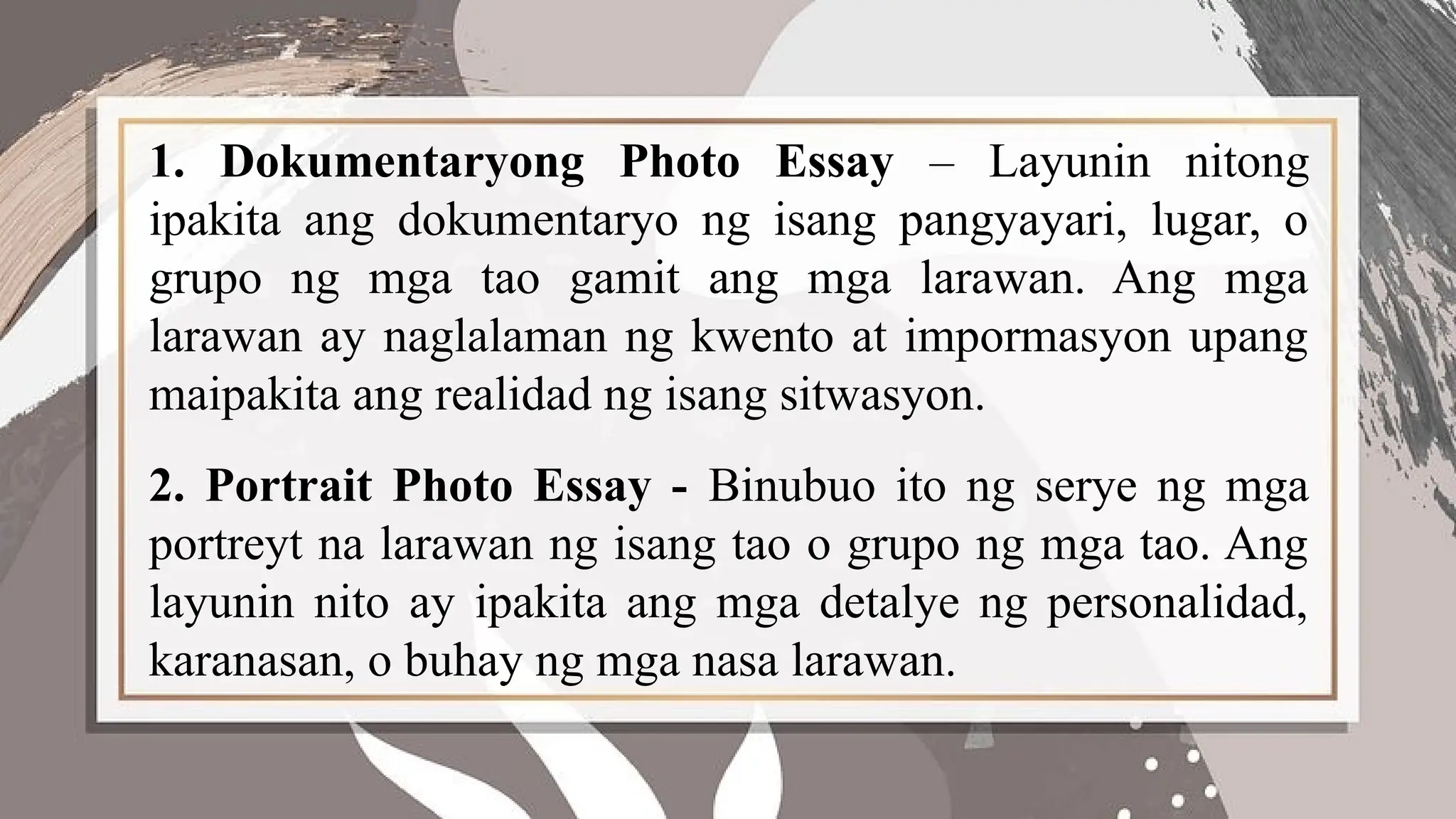 Pictorial Essay.pptx Charles James and Janna | PPTX