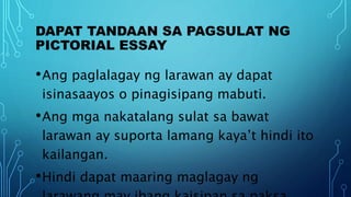 Pictorial essay ni caren ramos | PPTX