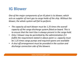 Pictorial Guide To Checks On Tankers' IG system | PDF