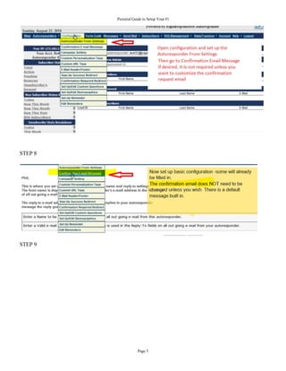 RapidResponse Autoresponder Quick Start Guide Pictorial | PDF