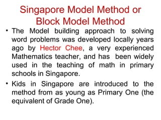 Pictorial models to problem solving | PPT