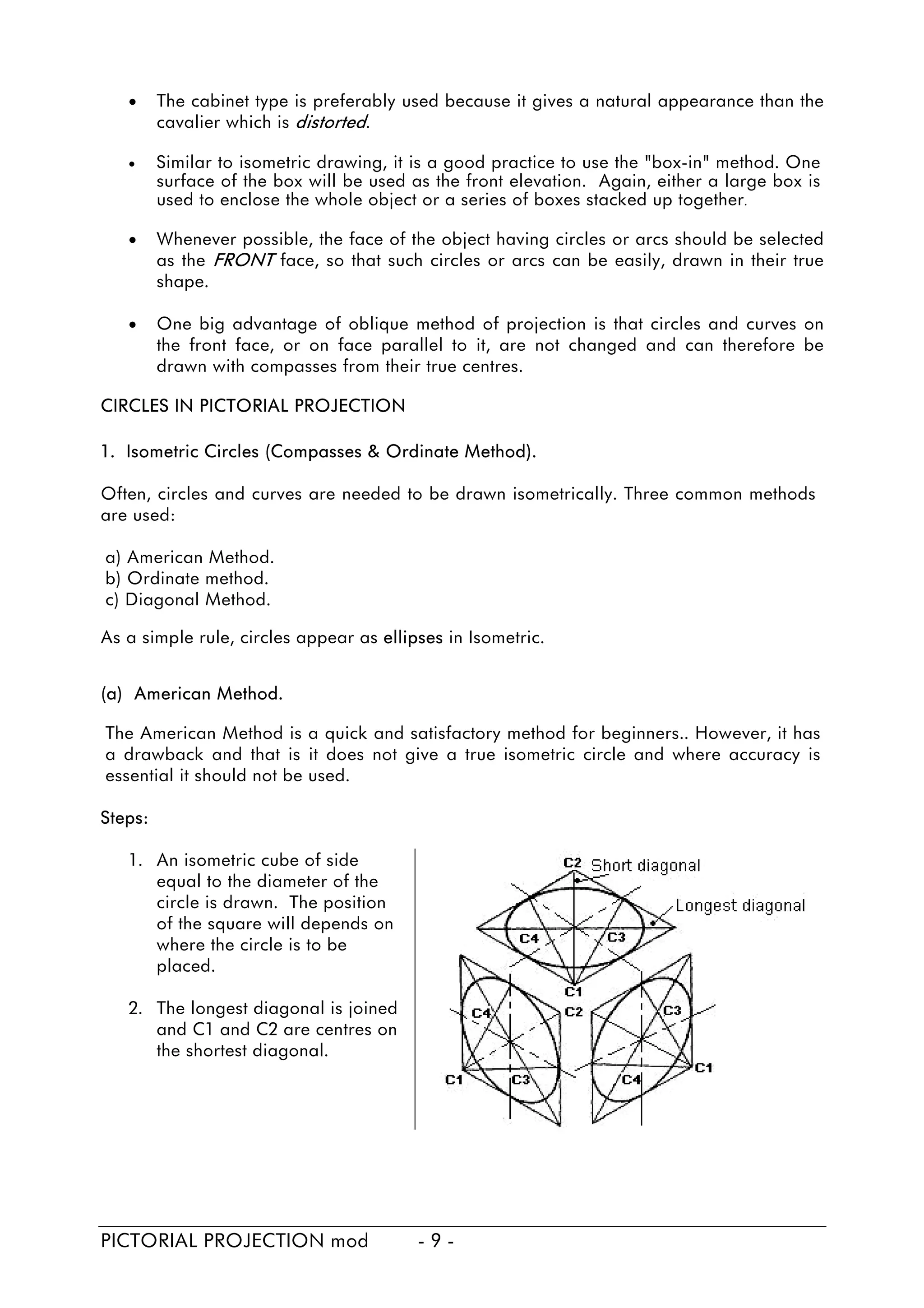 Pictorial projection | PDF