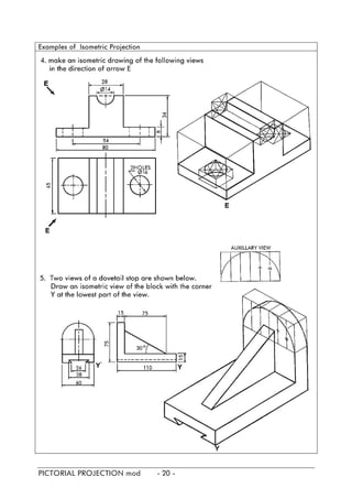 Isometric Drawing Examples Problems