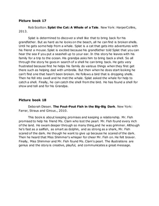 Picture book report card | DOCX