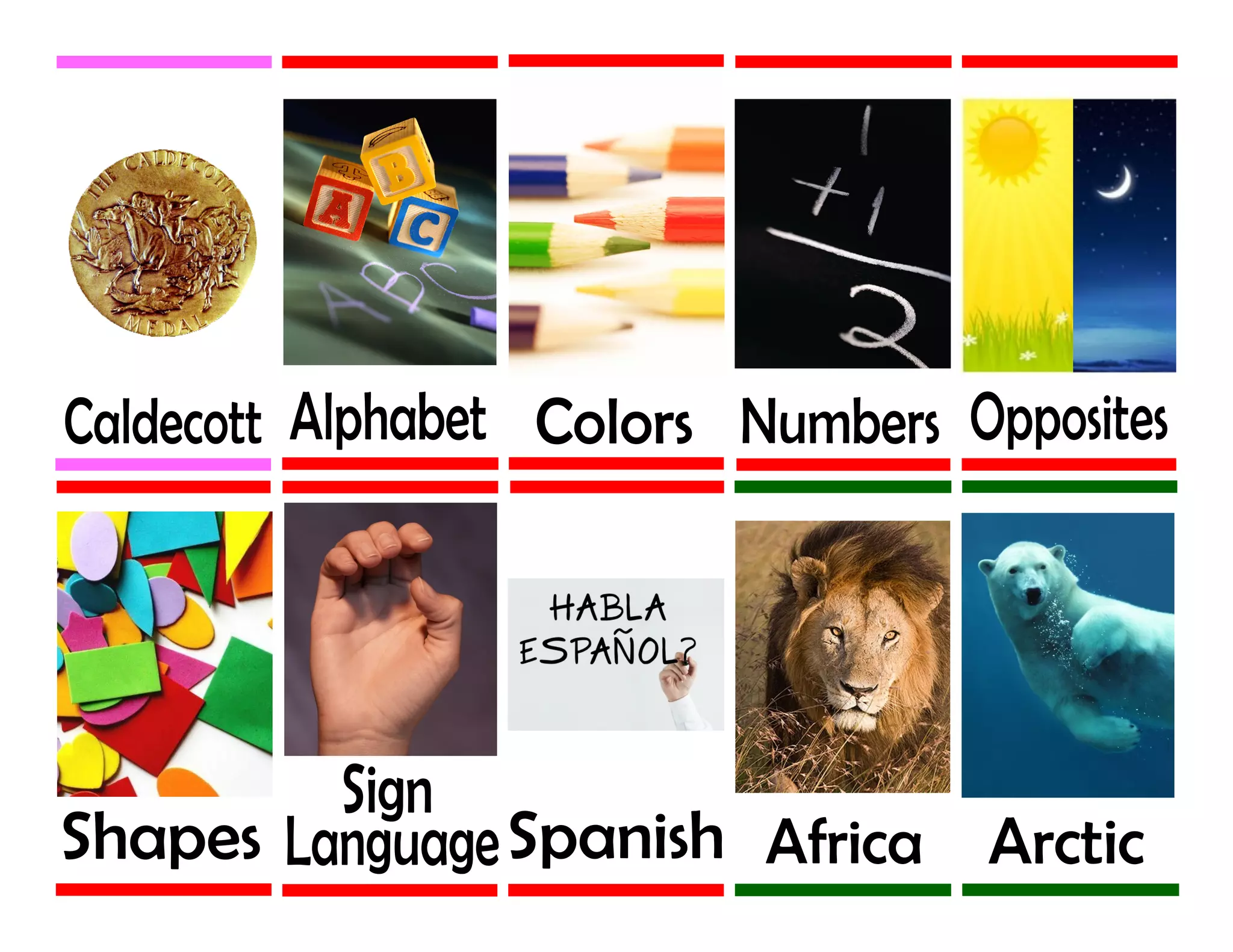 Picture book shelf markers 1 | PPT