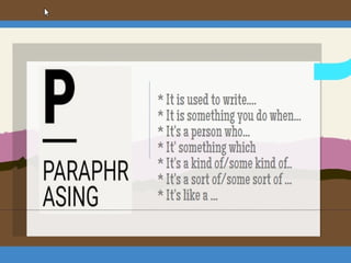 Some Useful Guidelines and Techniques for Picture Description | PPT