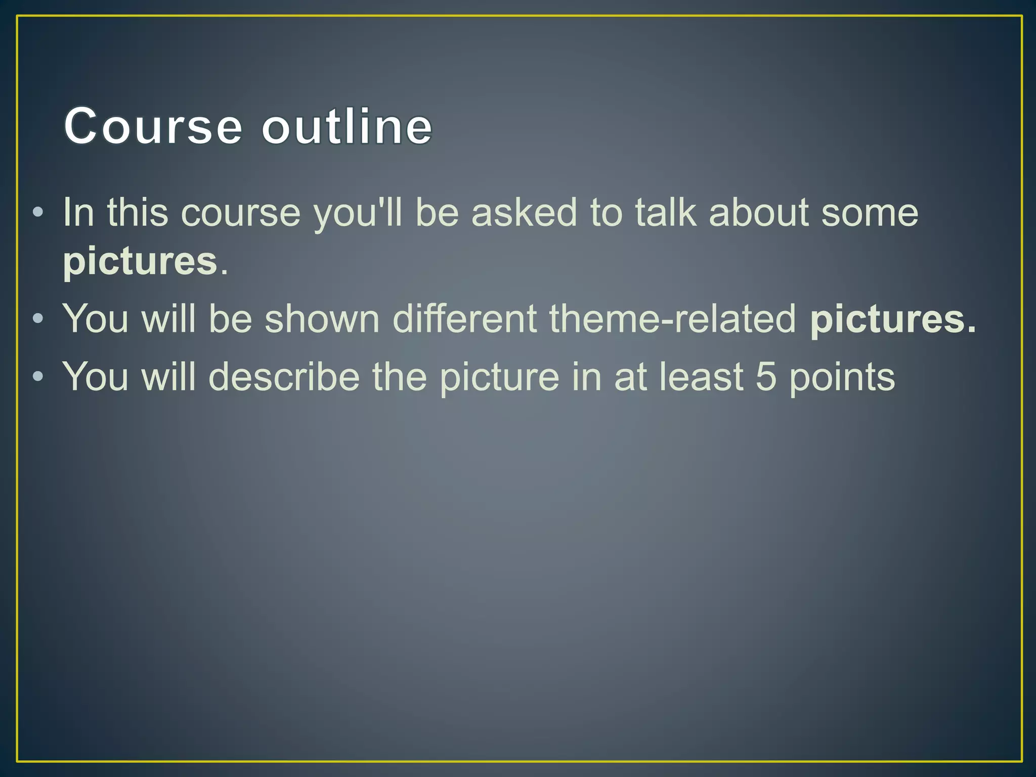 Picture description | PPTX