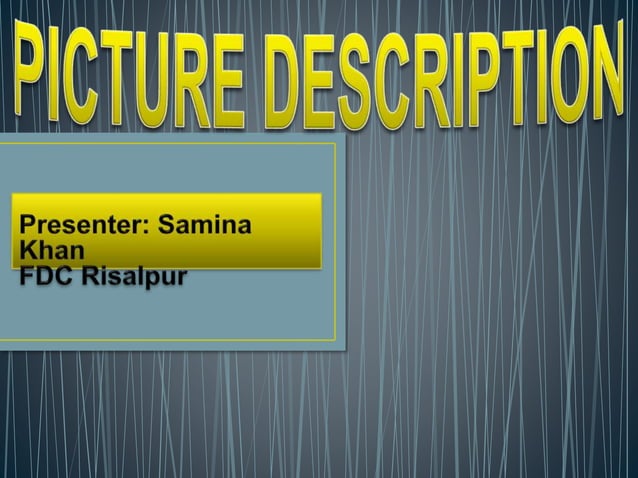 Picture description | PPTX