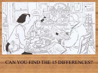 PICTURE DIFFERENCES | PPTX | Food & Drink