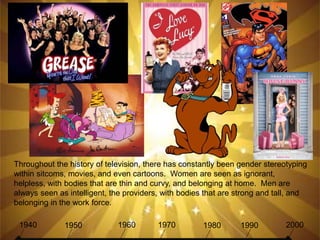 Gender Stereotypes on Television | PPTX