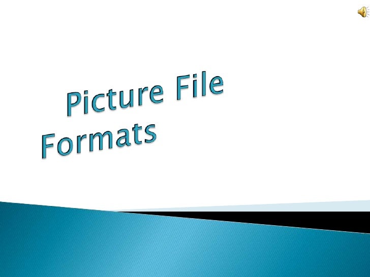 Picture File Formats