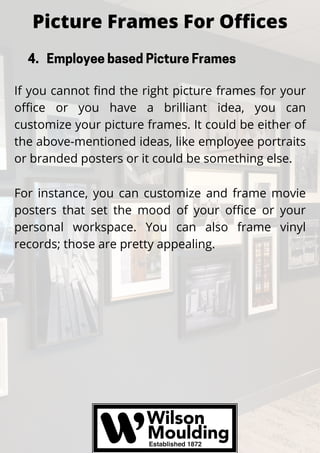 Picture frames for offices | PDF