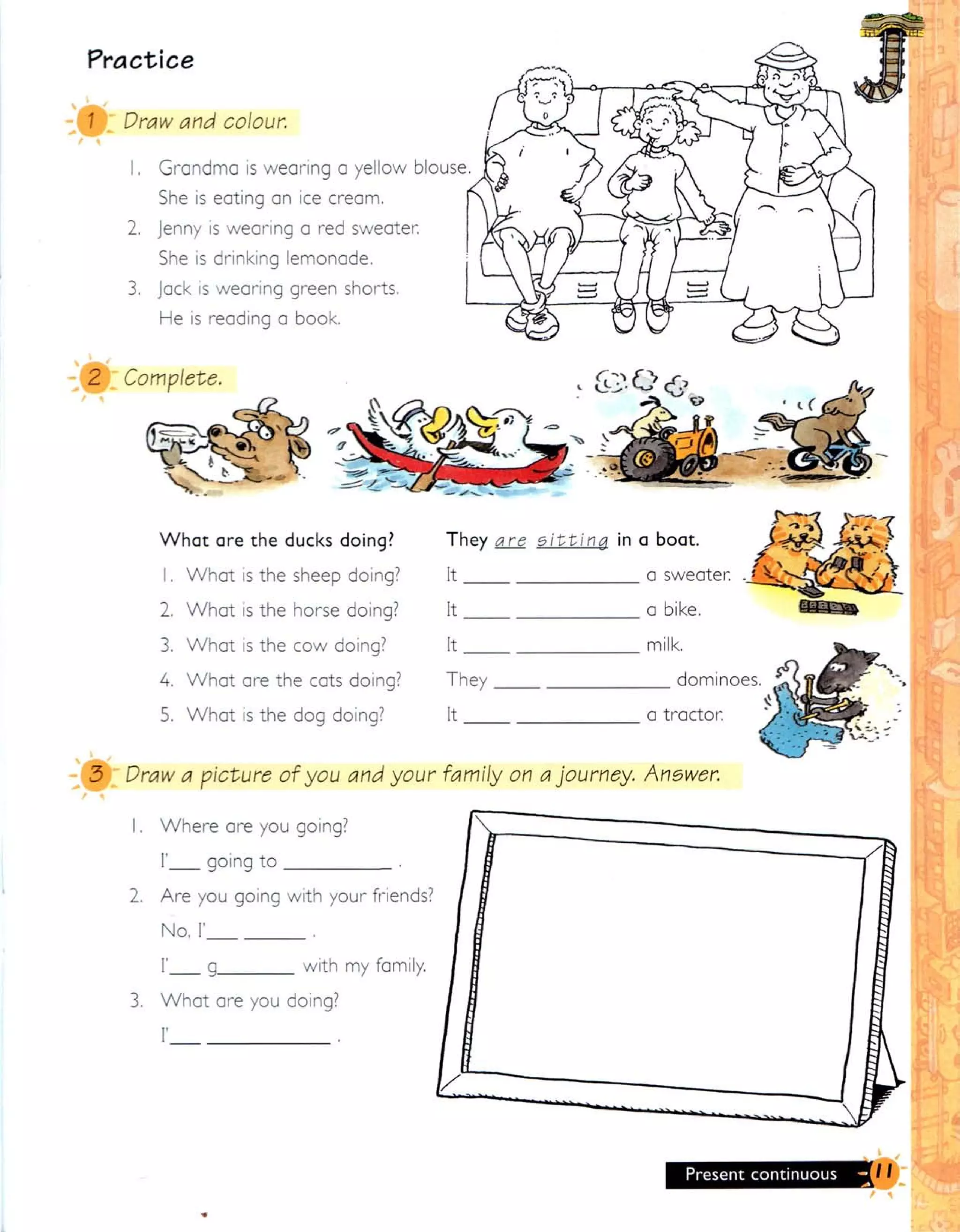 Picture grammar for children 2 | PDF