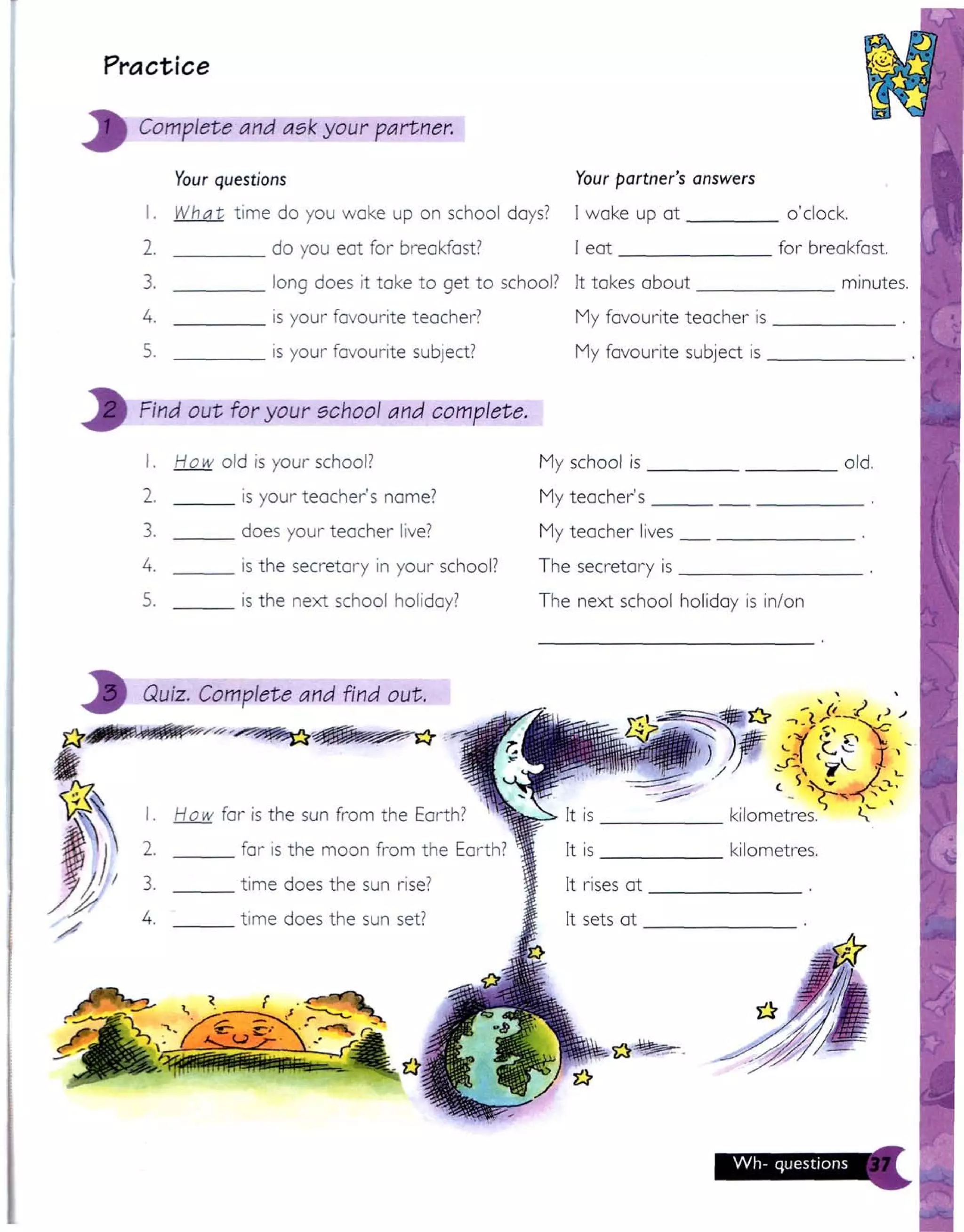 Picture grammar for children 2 | PDF