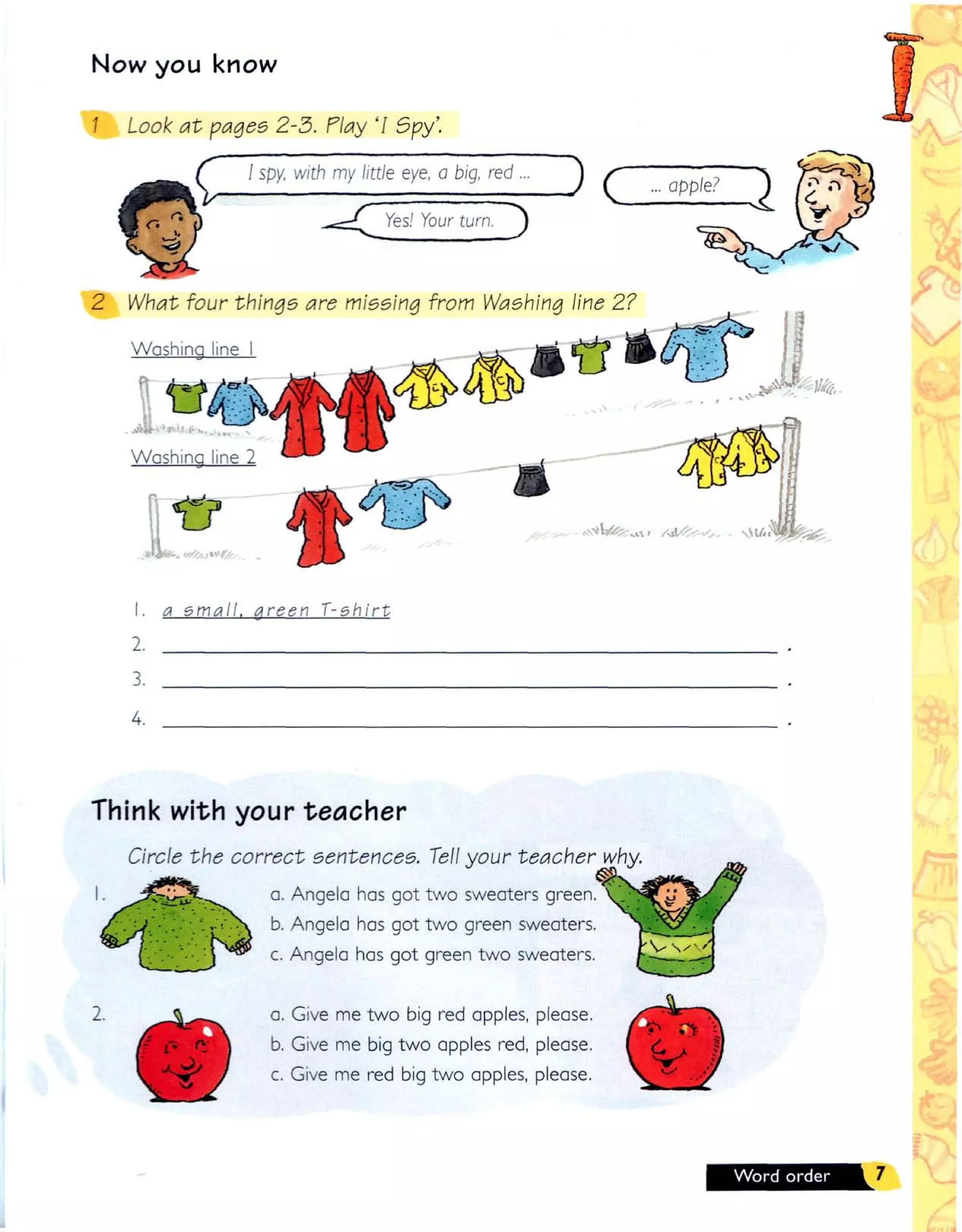 Picture grammar for children 2 | PDF