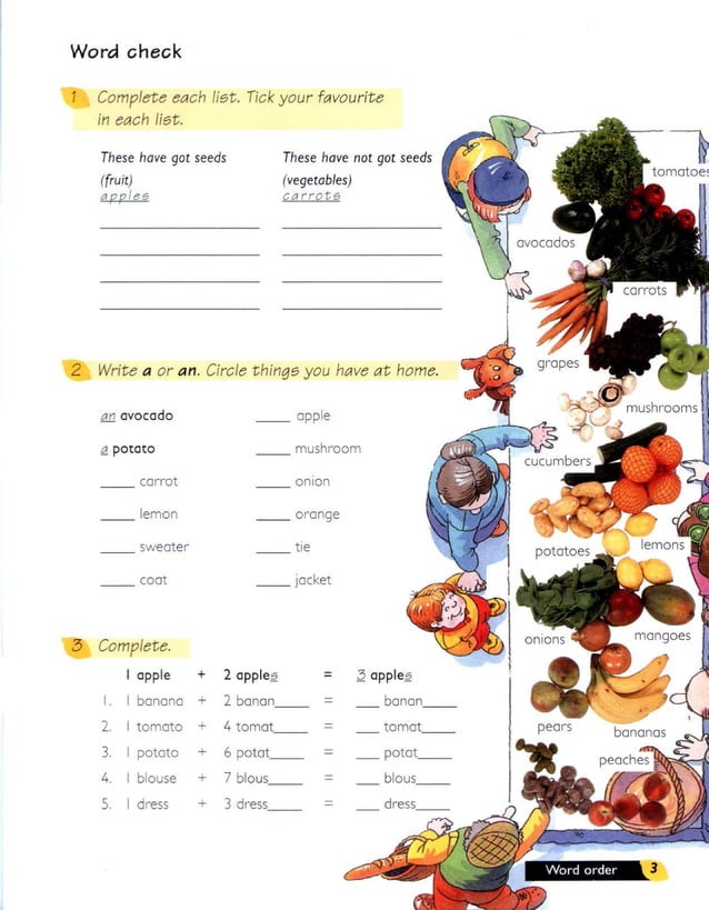Picture grammar for children 2 | PDF