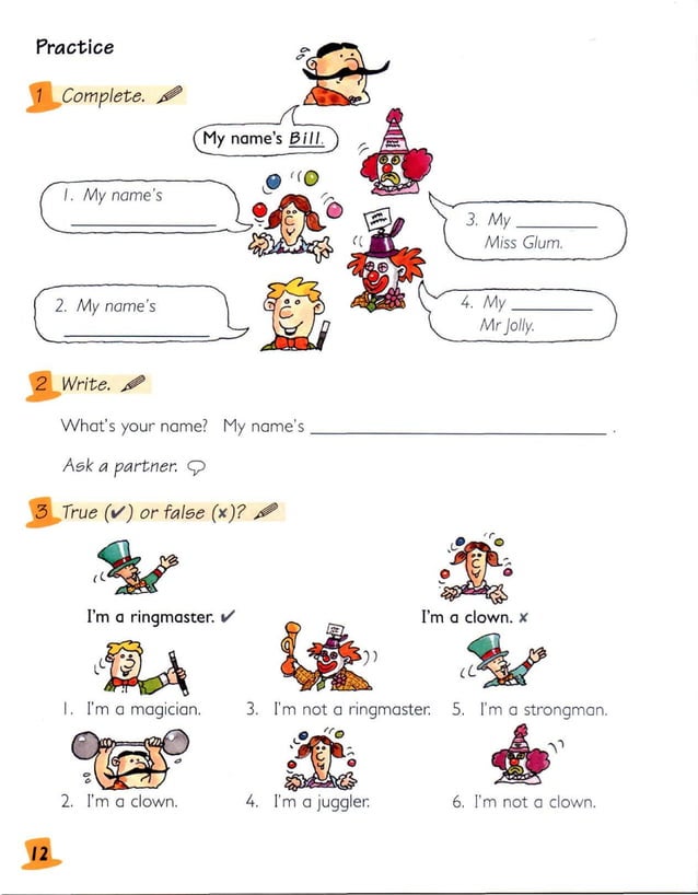 Picture grammar for children starter | PDF
