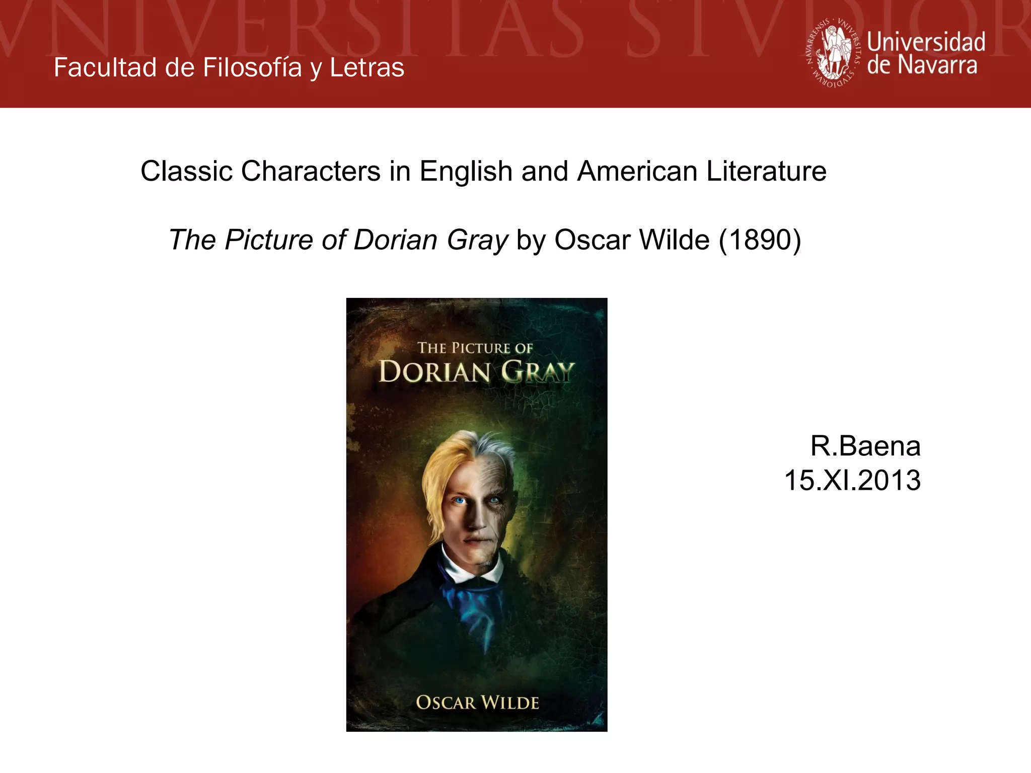 The Picture of Dorian Gray | PPT