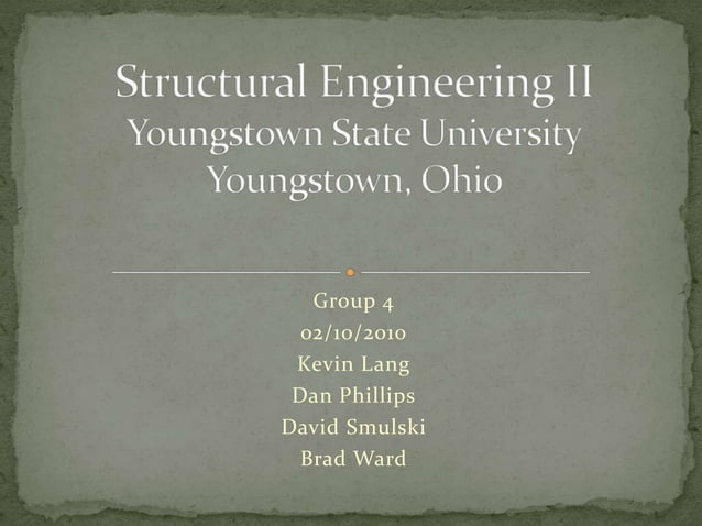 Structural Project 1 | PPTX