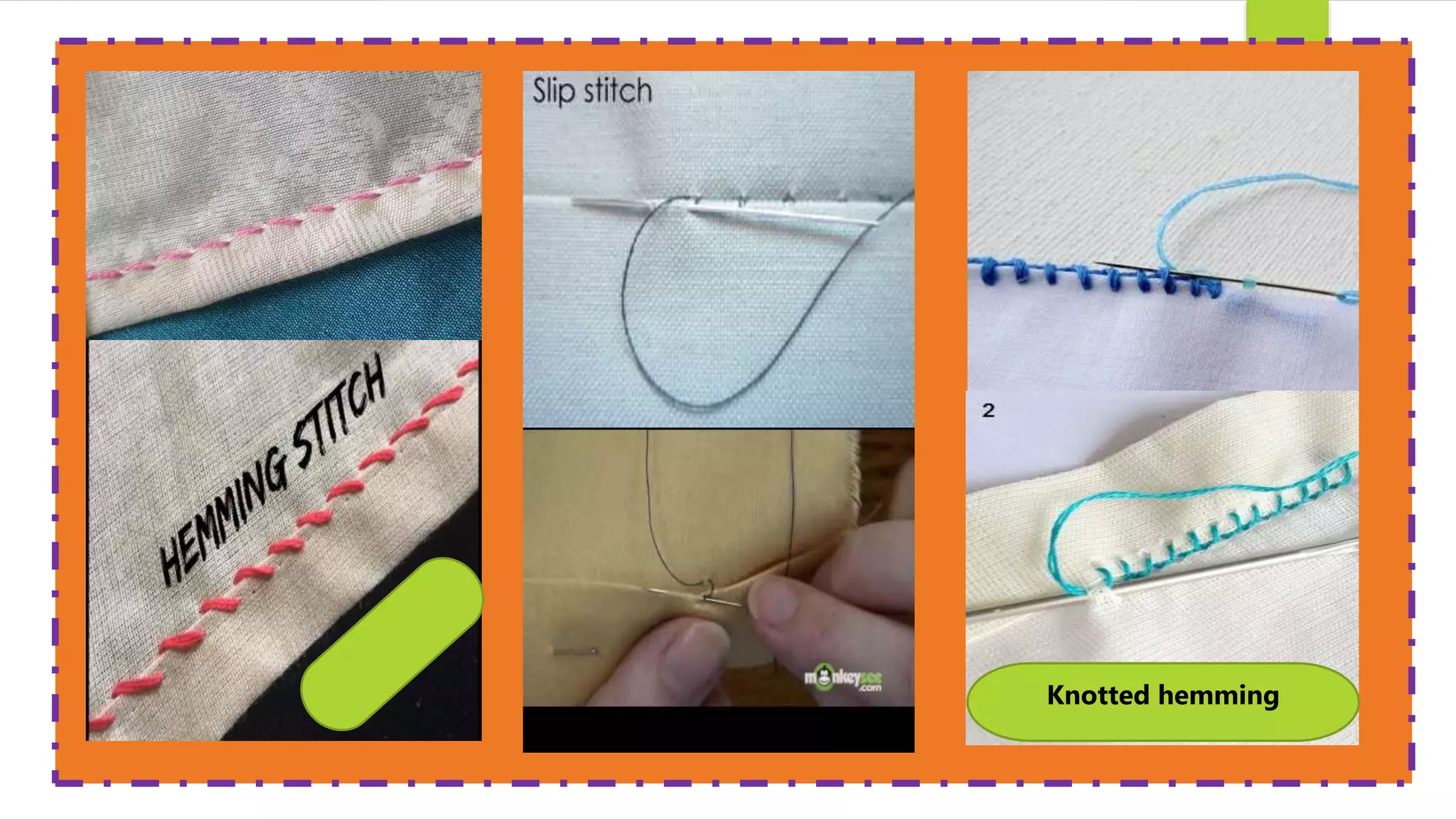 TLE 8 BASIC STITCHES | PPTX